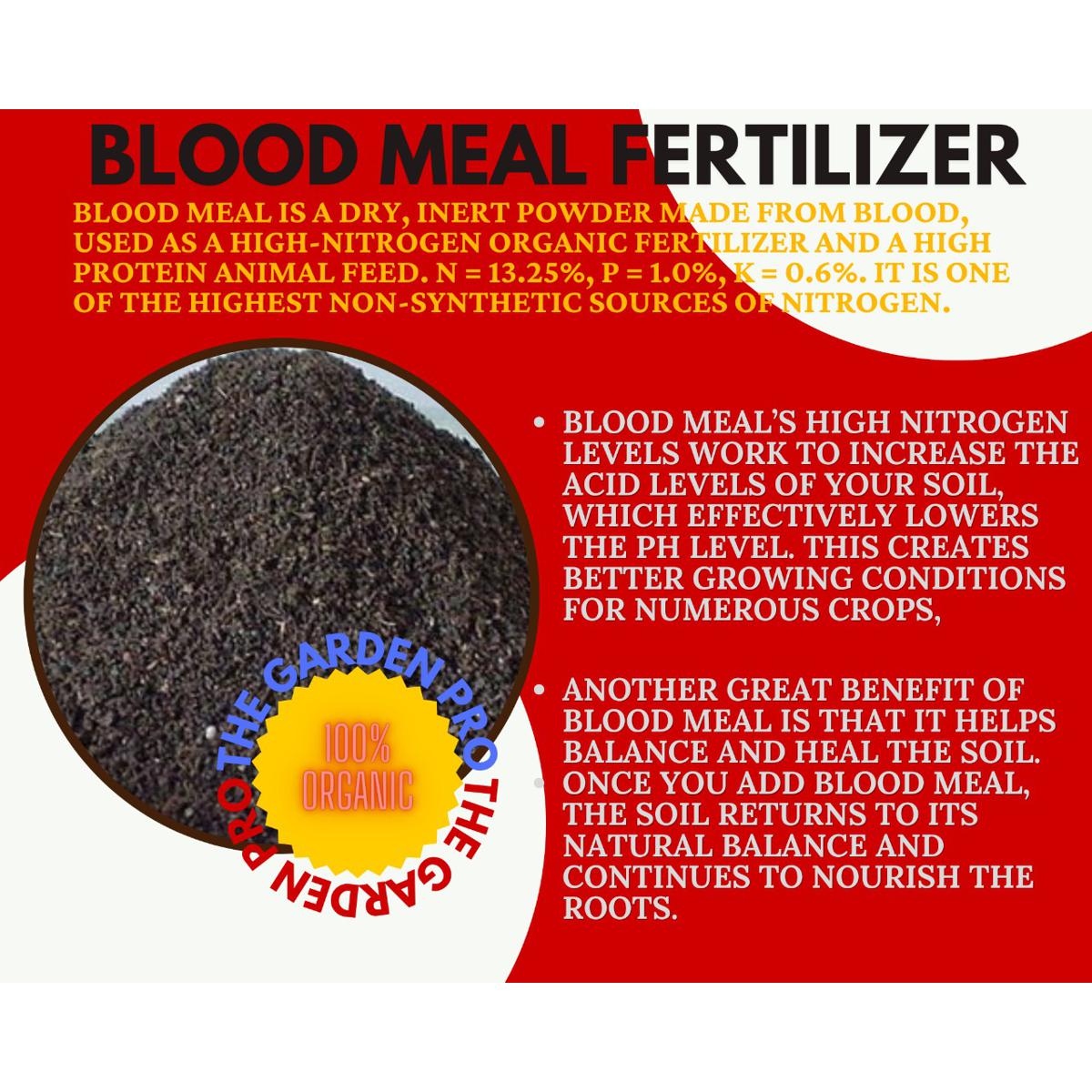 Blood Meal 500 Gram / Organic Fertilizer / Organic Plant Food ...